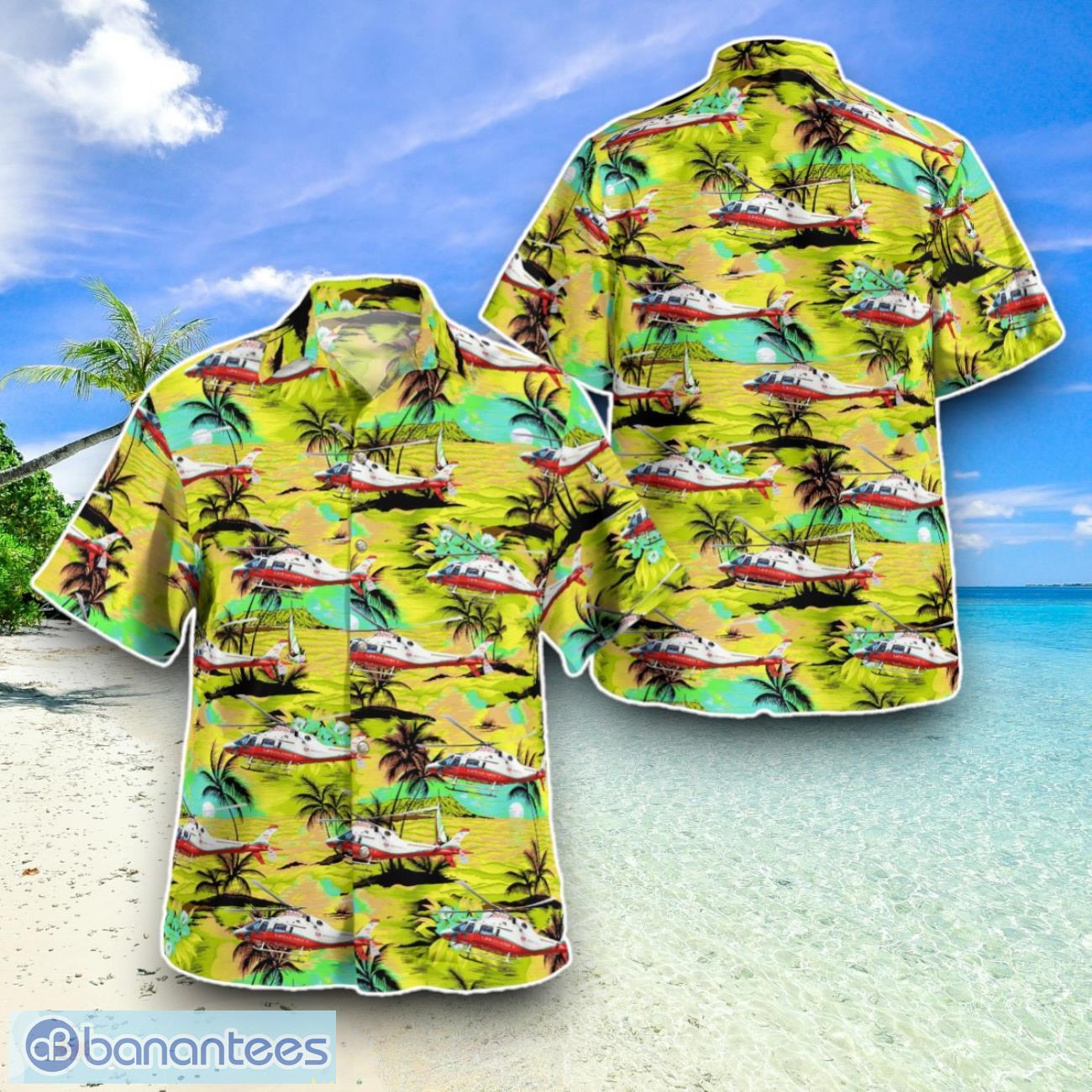 UNM Lifeguard Hawaiian Shirt Special Edition Aloha Shirt Green Pattern ...