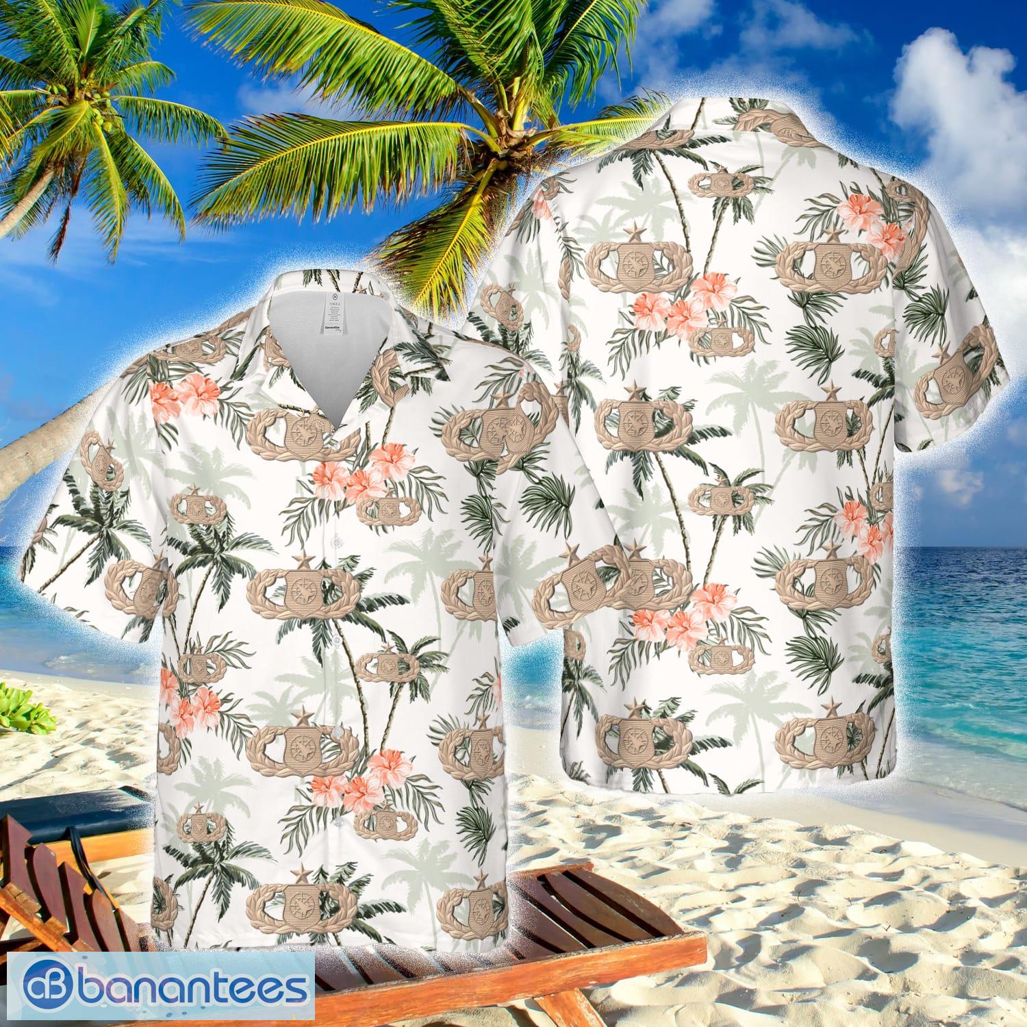 US Air Force Senior Weapons Director Badge Hawaiian Shirt - Banantees