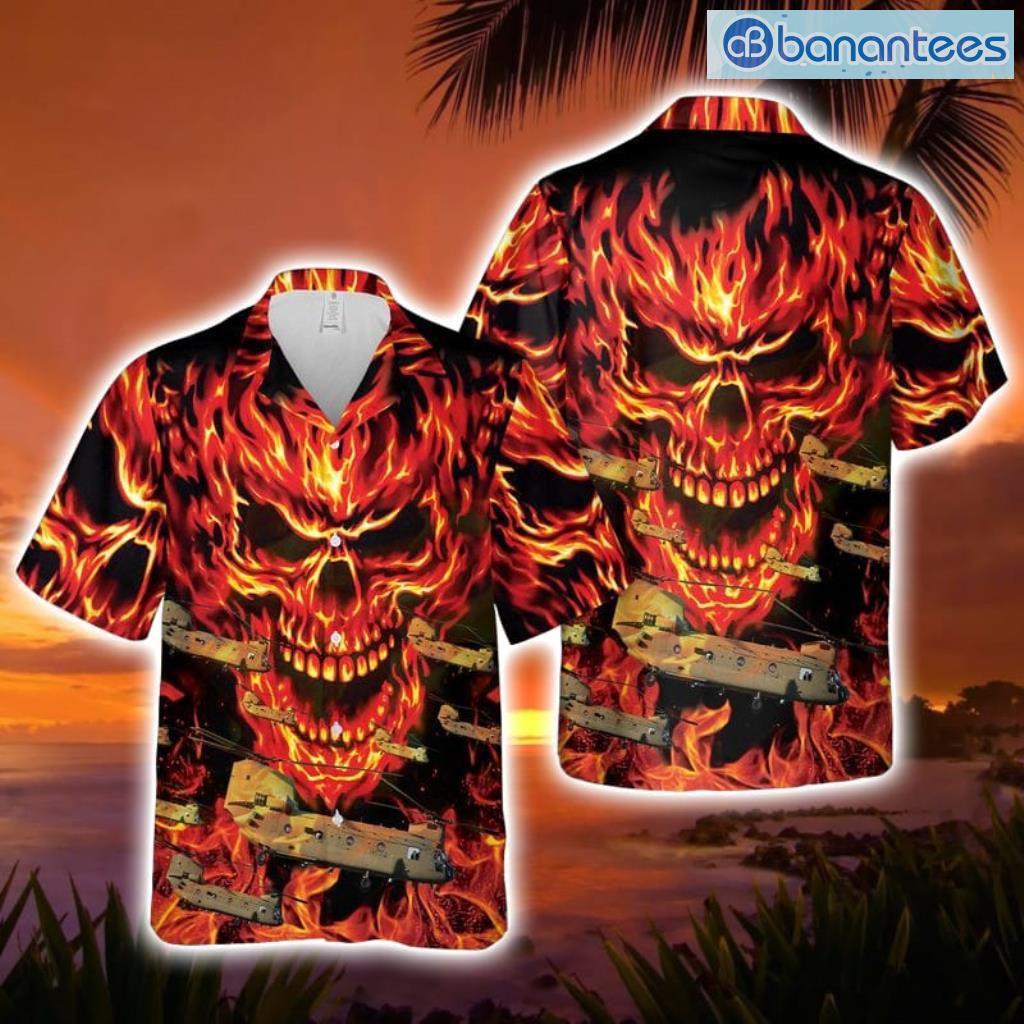 Us Army Boeing Ch-47 Chinook Button Down Hawaiian Shirt Elegant look ...