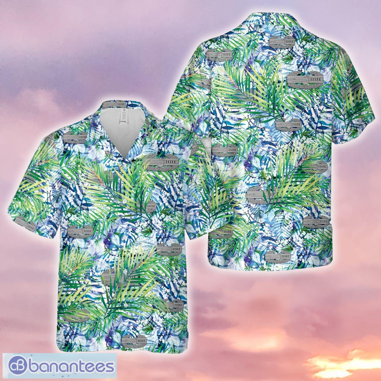 US Army Combat Action Badge (CAB) Hawaiian Shirt - Banantees