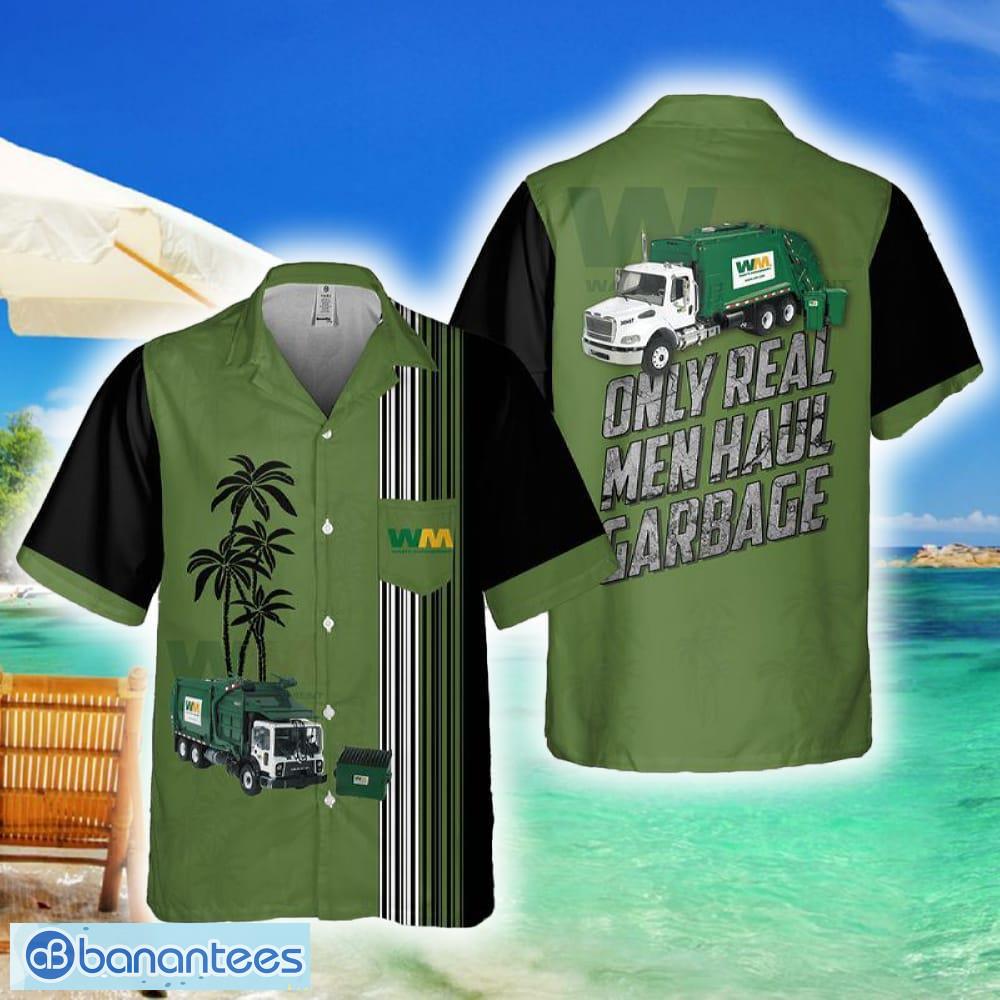 US Waste Management Garbage Truck Pocket Hawaiian Shirt - Banantees