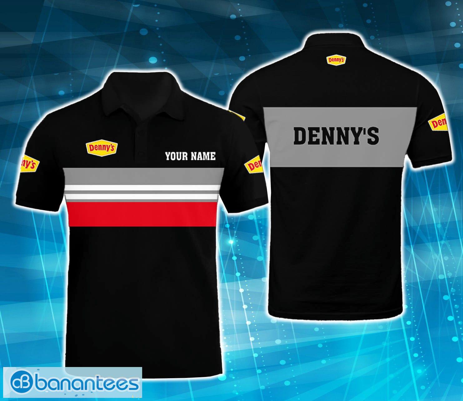 Custom Name Denny's Brand 3D Polo Shirt Retro For Fans Gift Men Women ...