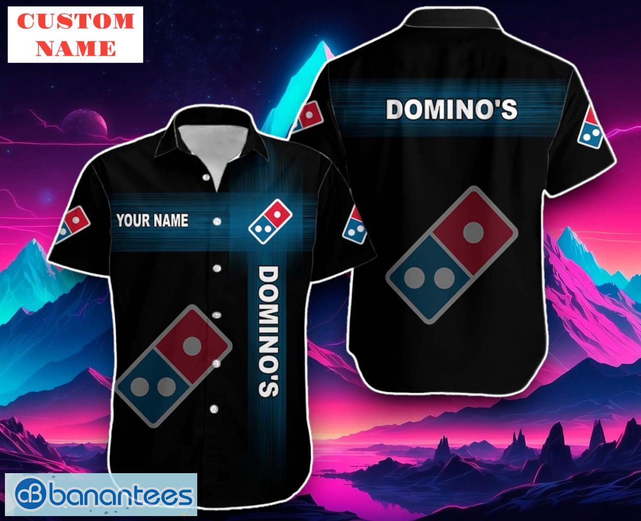 Domino's Pizza Hawaiian Shirt Custom Name Edition Big Love For Famous ...