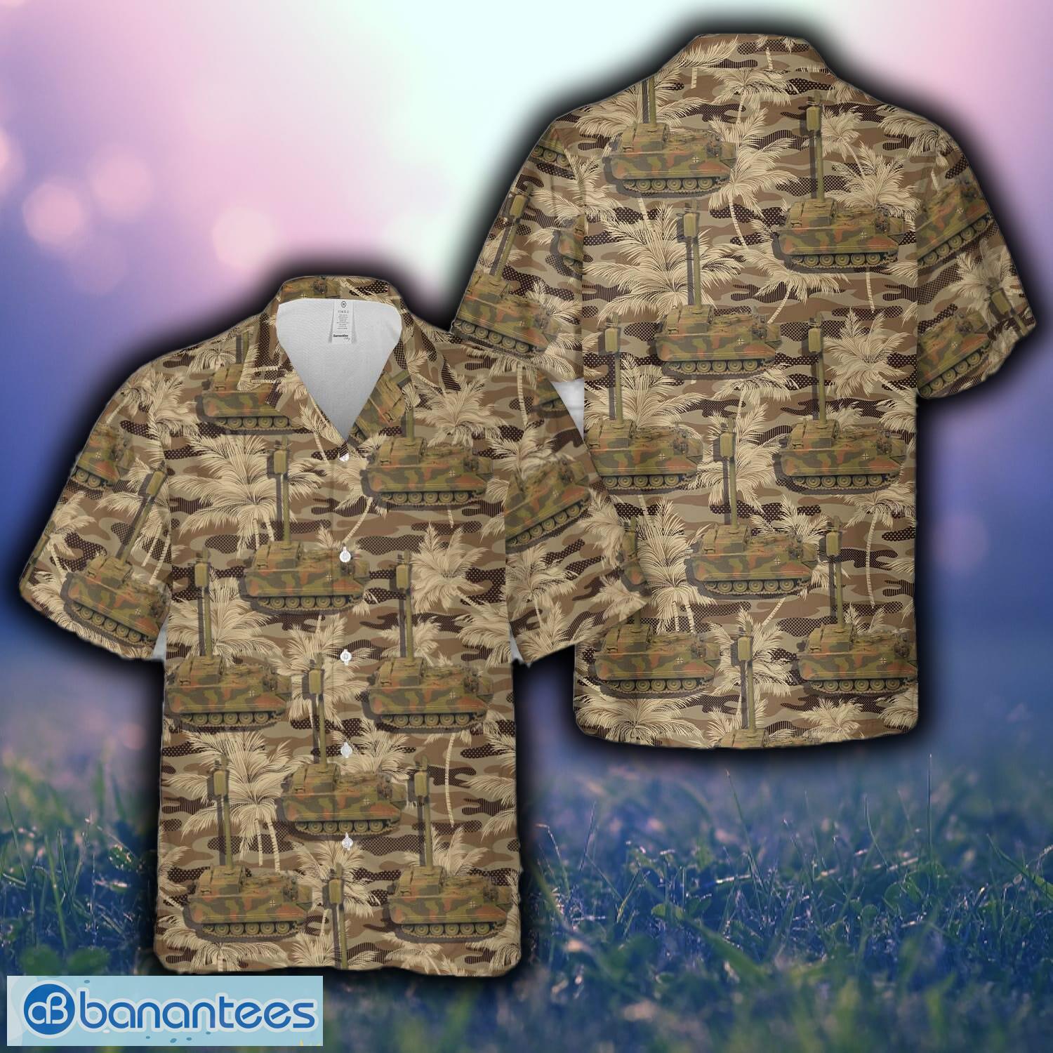 Germany Bundeswehr Radarpanzer M113 A2G ABRA Hawaiian Shirt - Banantees