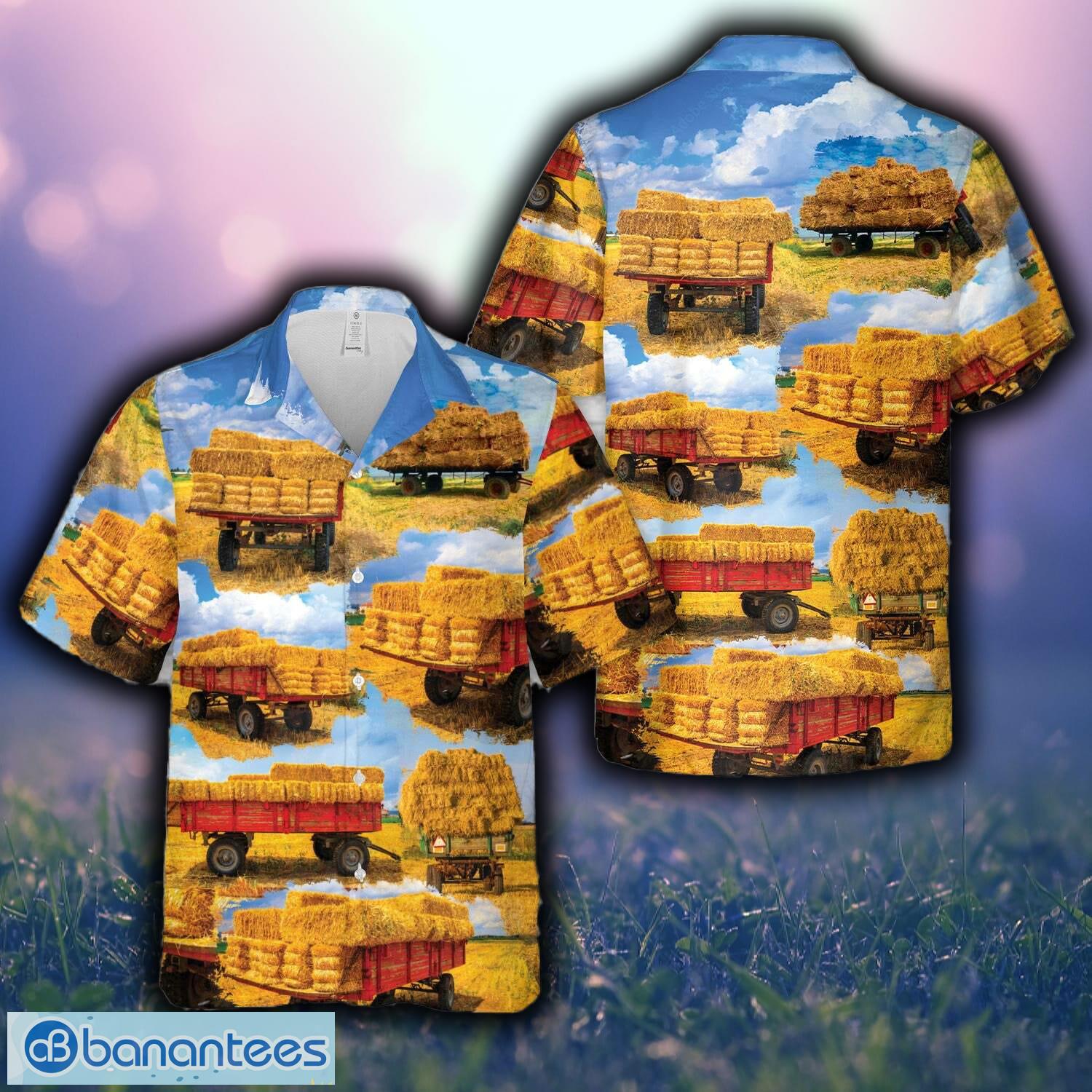 Hay Wagon Hawaiian Shirt - Banantees