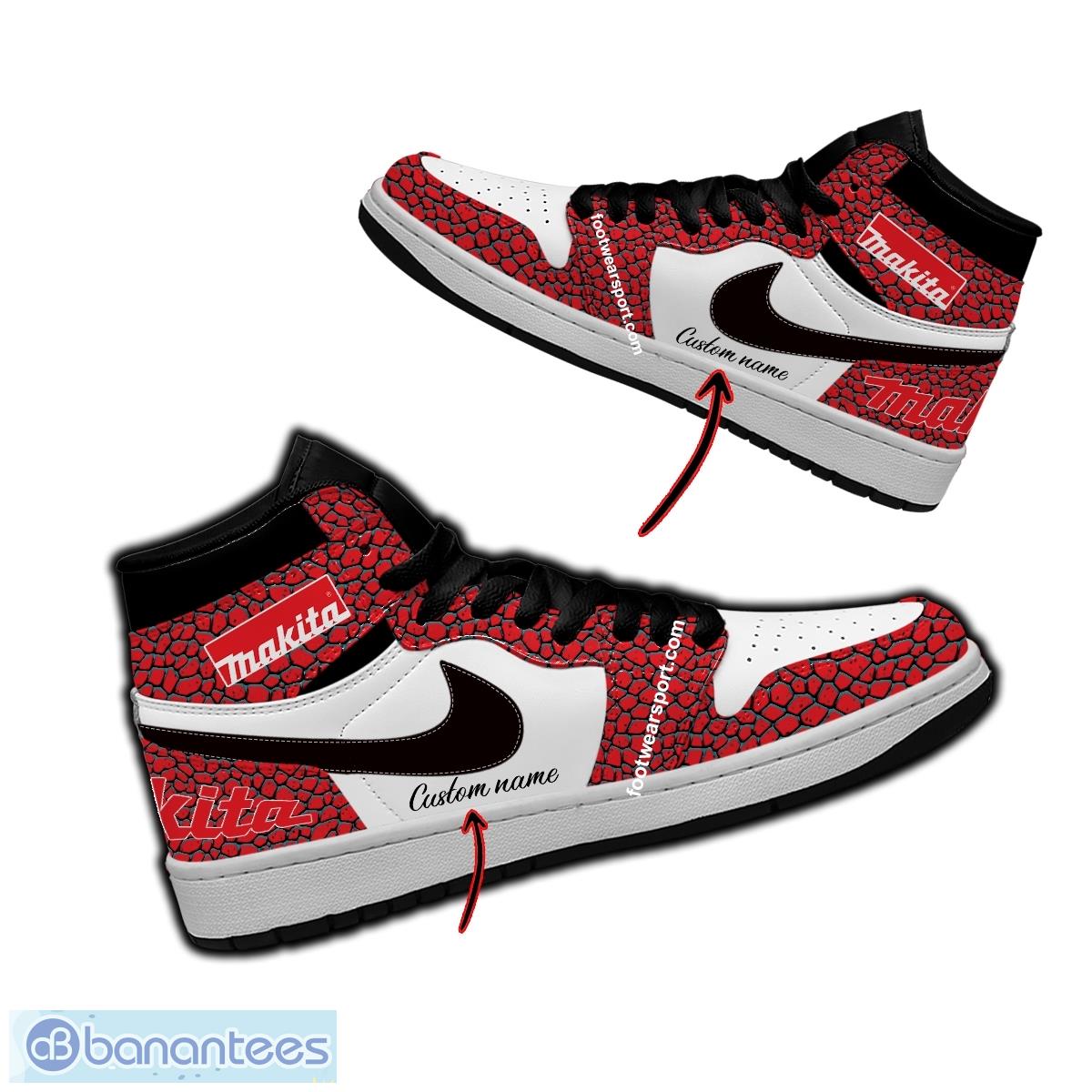 Makita Air Jordan Hightop Shoes Personalized Crocodile Skin Pattern For ...