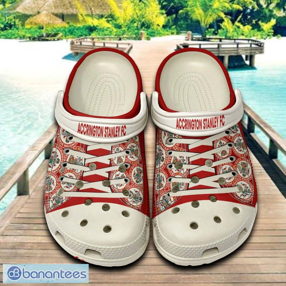 Accrington Stanley 3D Clog Shoes For Fans Summer Beach All Over Print ...