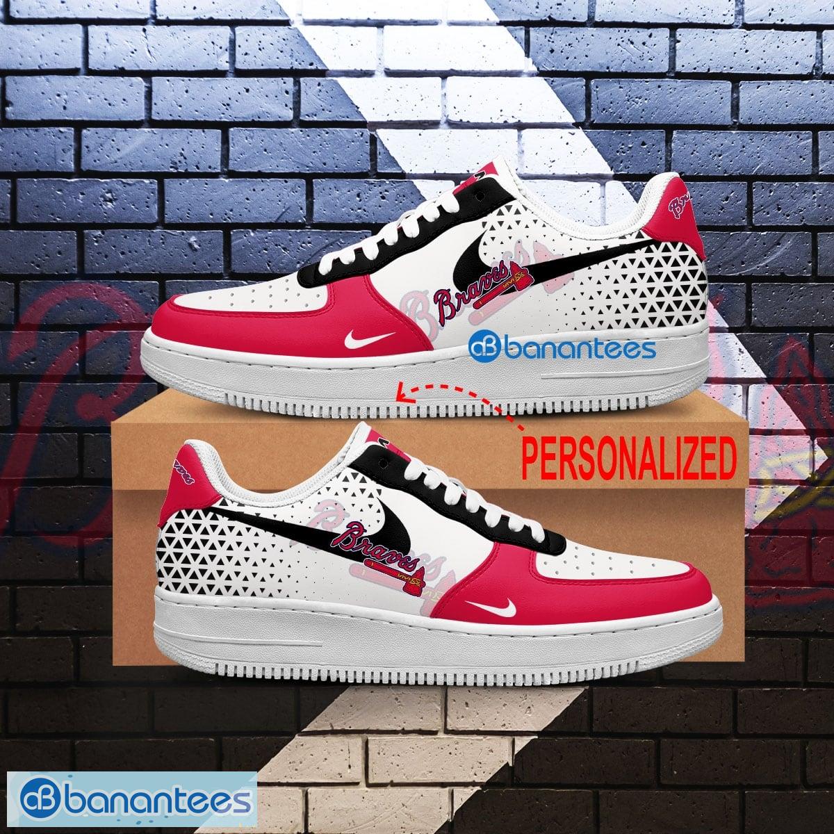 Custom Name MLB Atlanta Braves Air Force 1 Shoes New AOP Gift AF1 ...