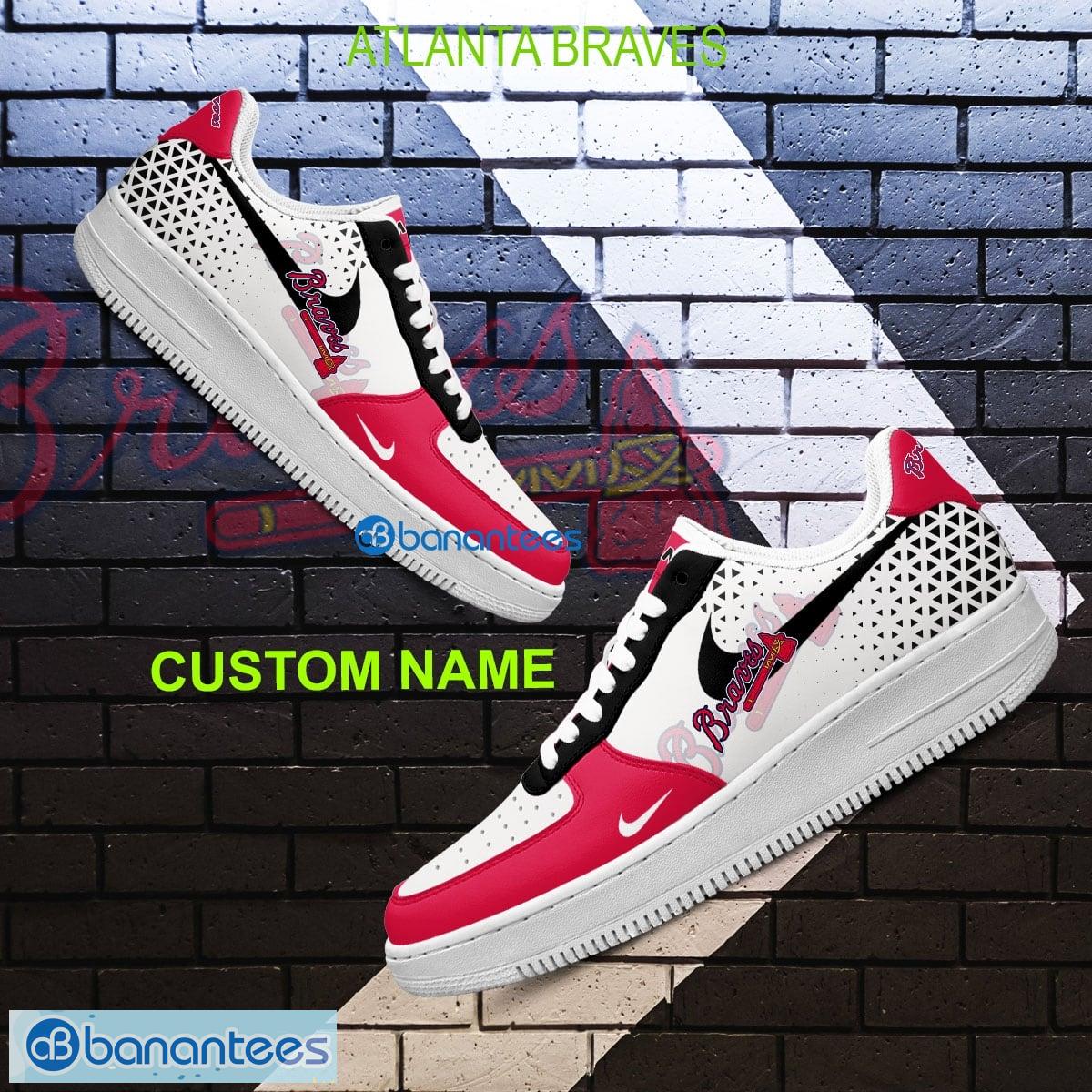 Custom Name MLB Atlanta Braves Air Force 1 Shoes New AOP Gift AF1 ...