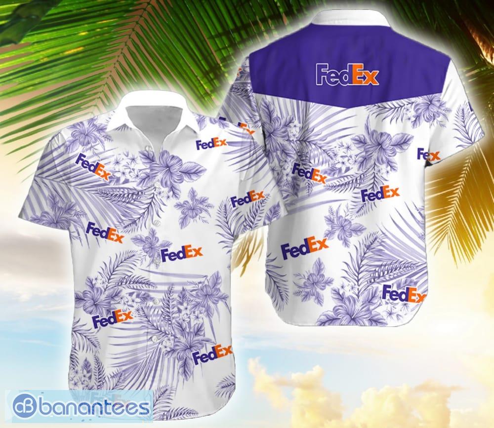 Fedex 3D Hawaiian Shirt Beach Brand For Men Women Fans - Banantees