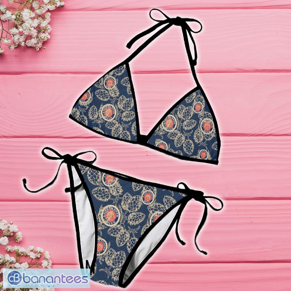 Miller Lite Humulus Pattern String Bikini Set Swimsuit Beach For Men ...