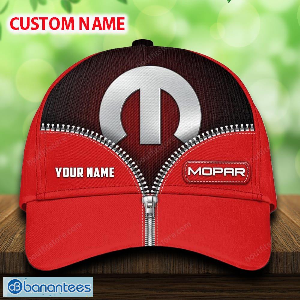 Mopar Zipper Hat And Cap 3D Red Custom Name New For Men Women Fans ...