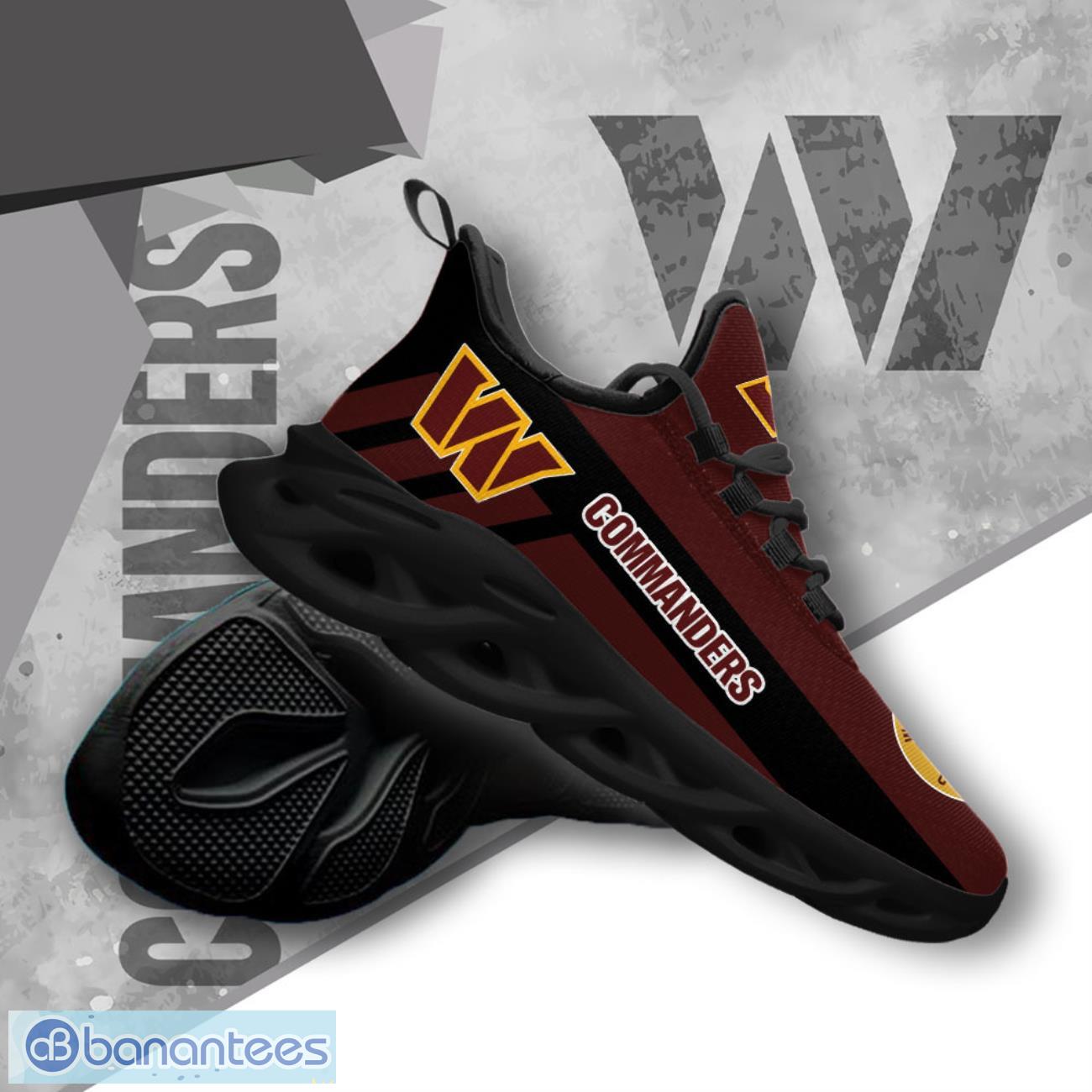 Personalized Name Washington Commanders NFL Max Soul Shoes Sneakers For ...
