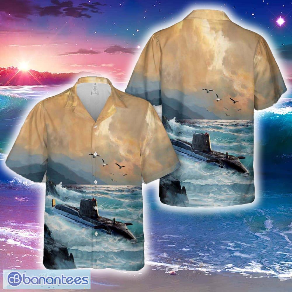 Royal Navy Astute class submarine Hawaiian Shirt Tropical Summer ...
