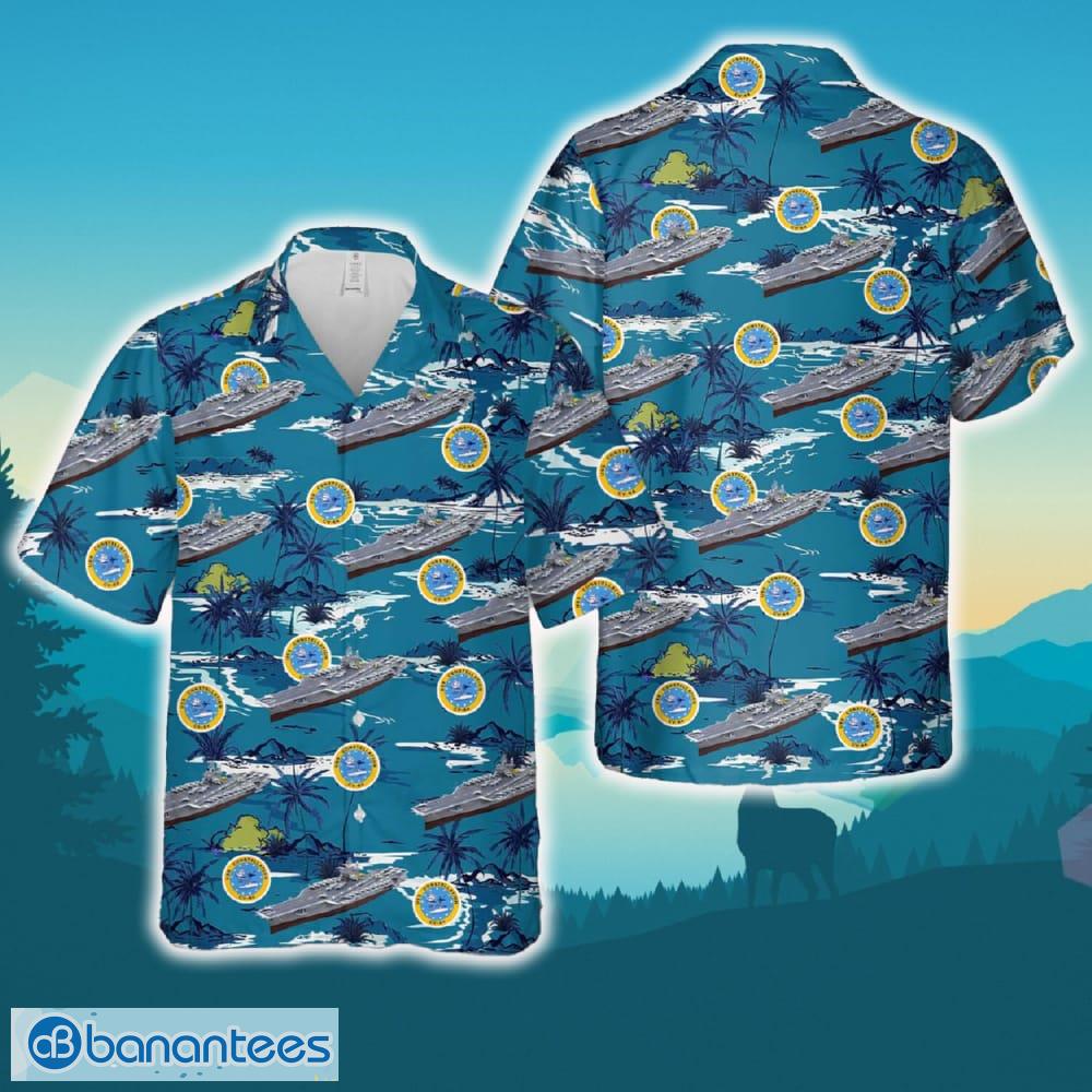 US Navy USS Constellation (CV 64) Hawaiian Shirt - Banantees