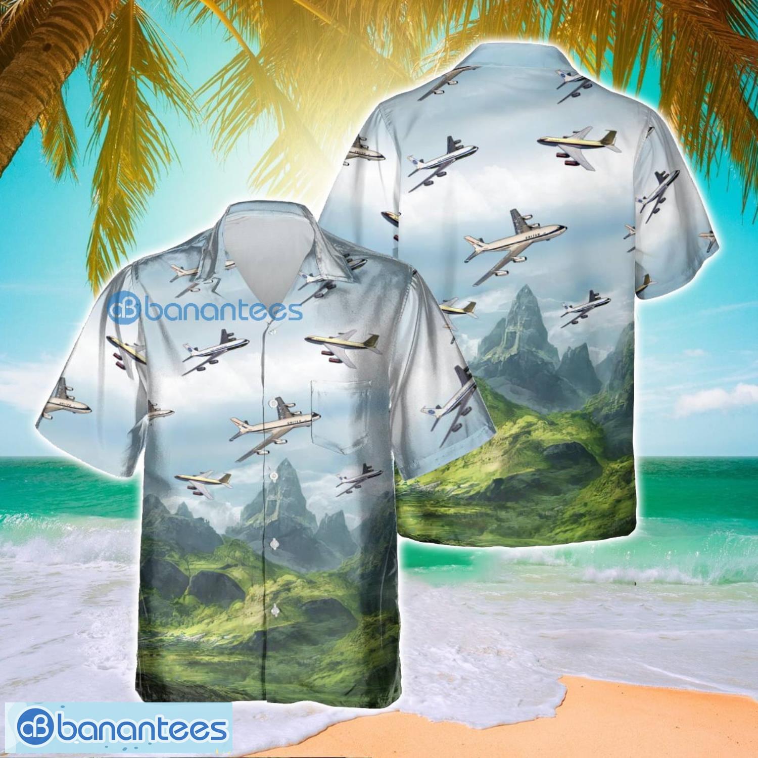 Boeing 707 Aircraft And Mountain Designs Hawaiian Shirt For Men Women ...