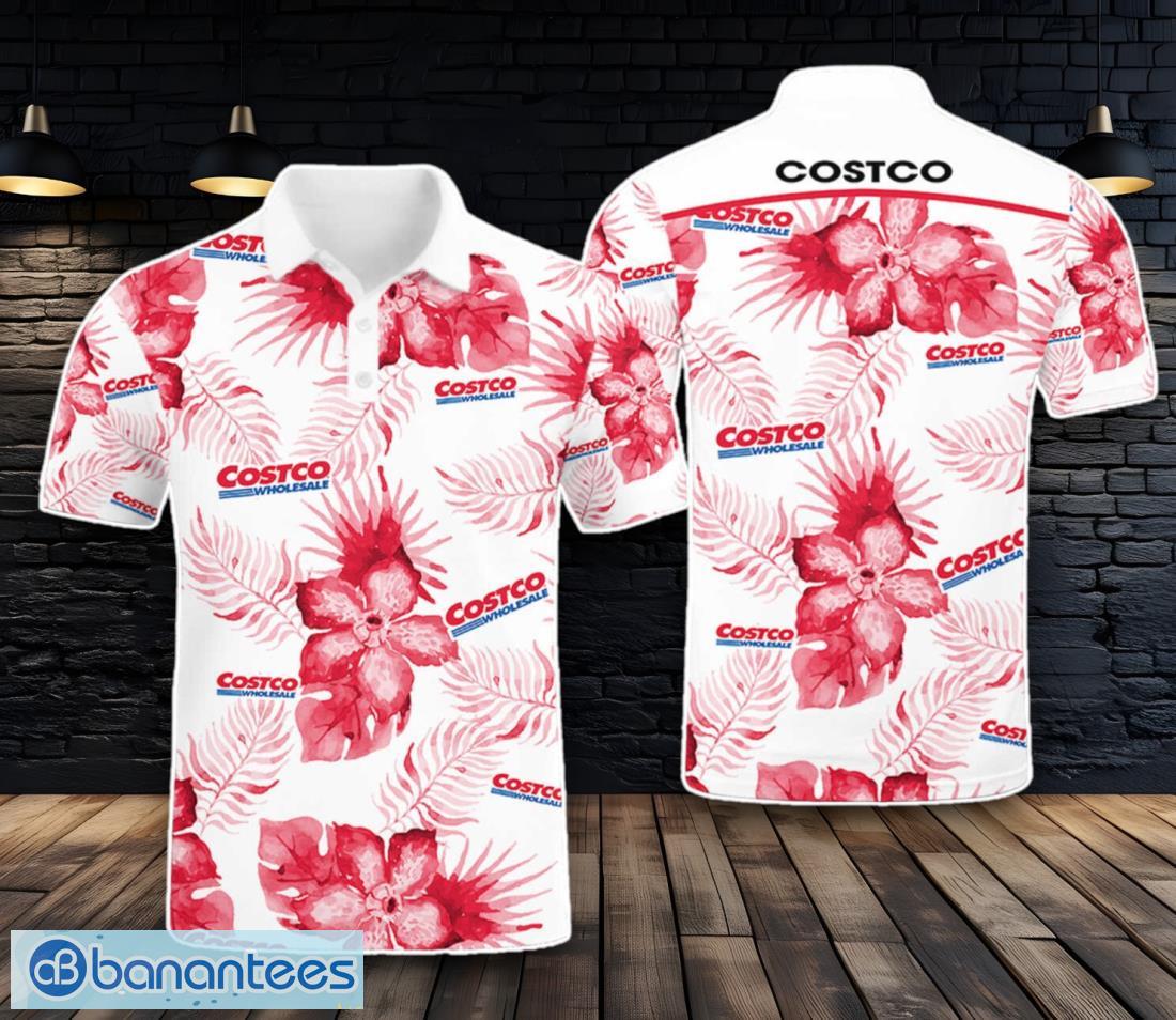 Costco 3D Polo Shirt Flower Pattern For Men Women - Banantees