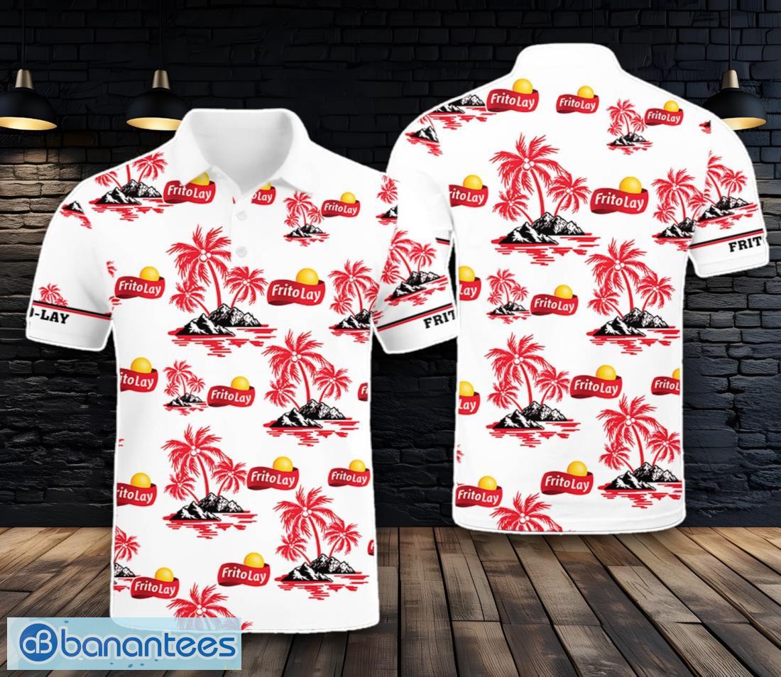 Frito-Lay 3D Polo Shirt Coconut Tree Pattern For Men Women - Banantees