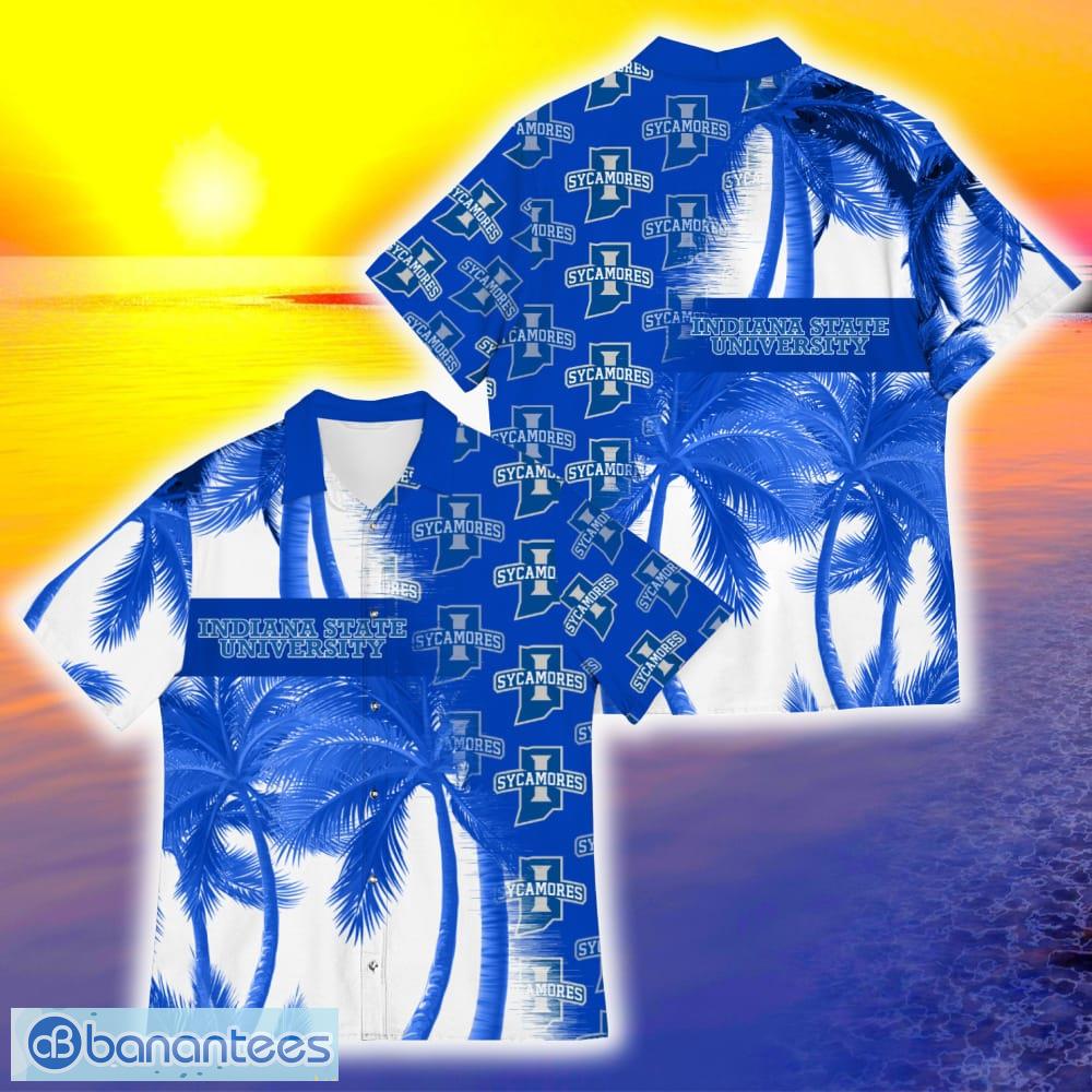 Indiana State Sycamores Coconut Tree Aloha 3D Hawaiian For Summer Beach ...