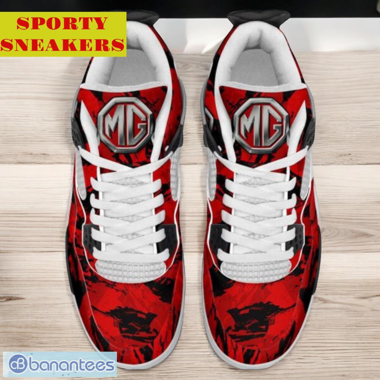 MG Cars Mixing Colors Custom Name Air Jordan 4 Dynamic Design For Men ...