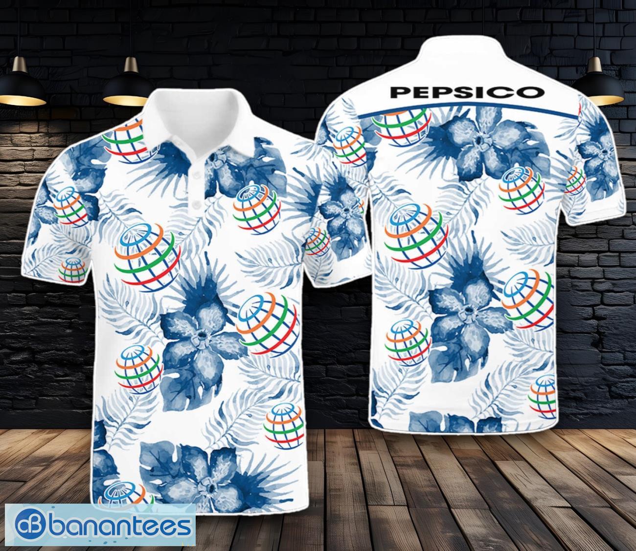 Pepsico 3D Polo Shirt Flower Pattern For Men Women - Banantees