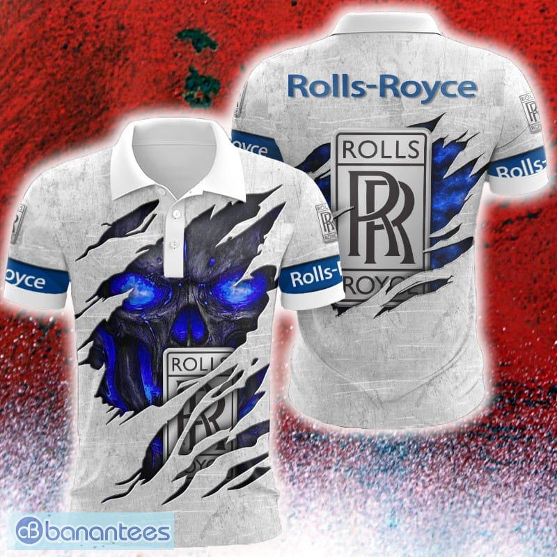 Rolls Royce Car Skull Awakens Logo 3D Polo Shirt - Banantees