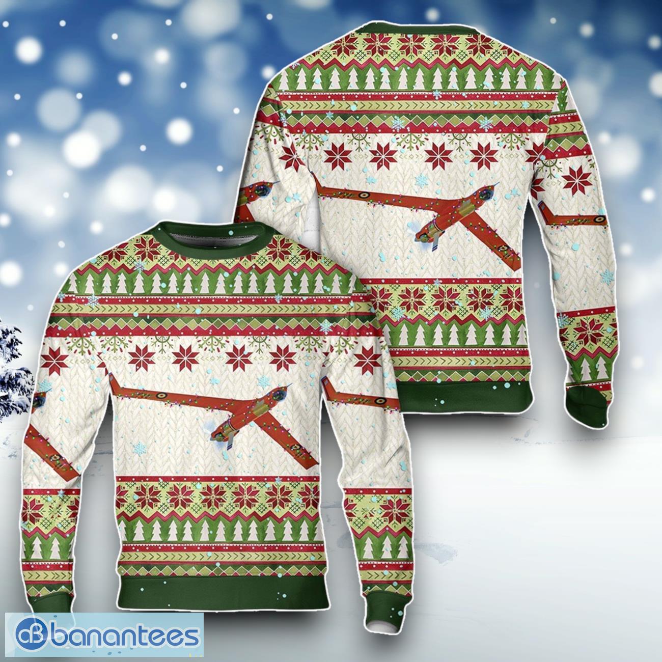 Boeing Insitu Scan Eagle UAV Aircraft Christmas Ugly Sweater For Men ...