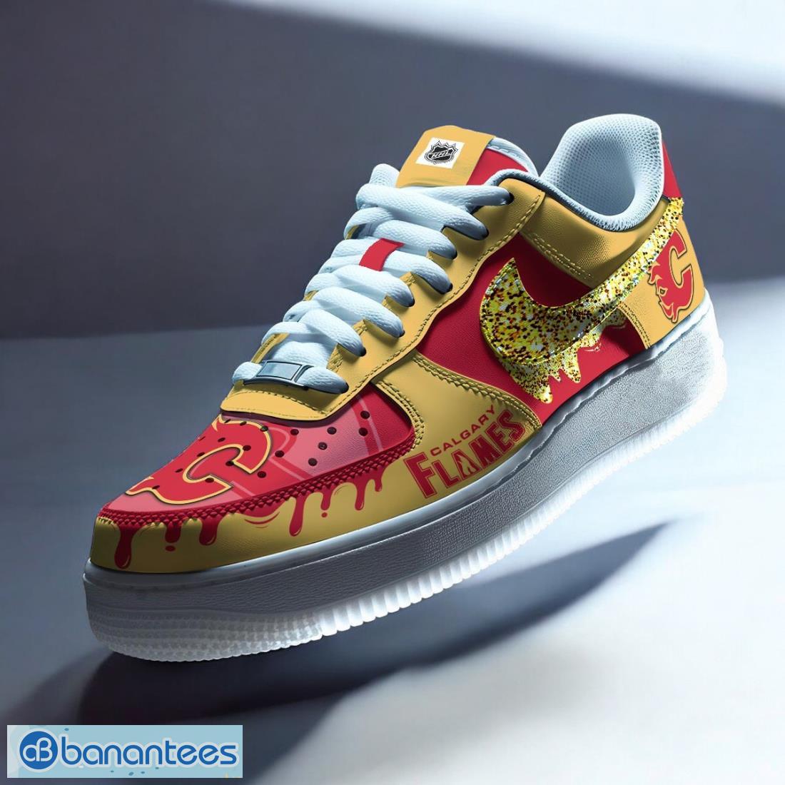Calgary Flames Air Force Shoes Walk with Pride in Your Team Colors ...