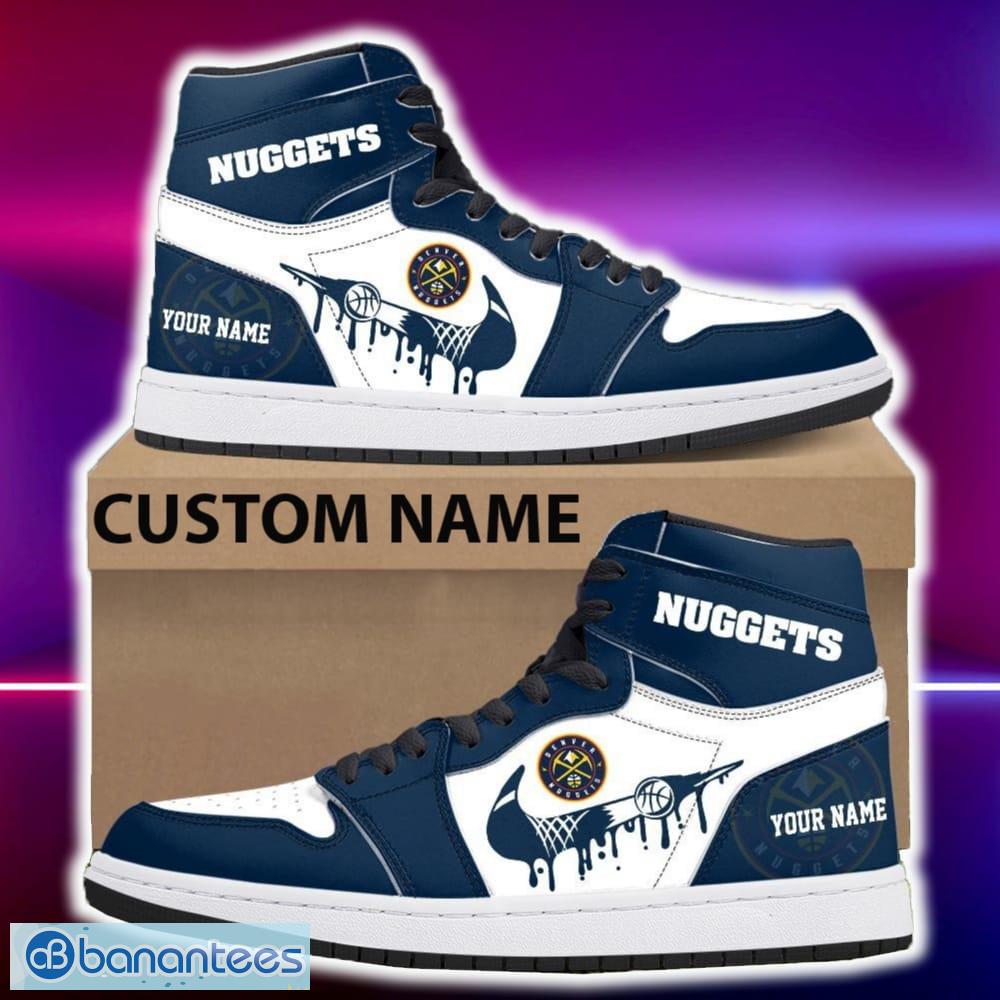 Denver Nuggets Air Jordan Hightop Shoes New Custom Name For Fans Gift ...