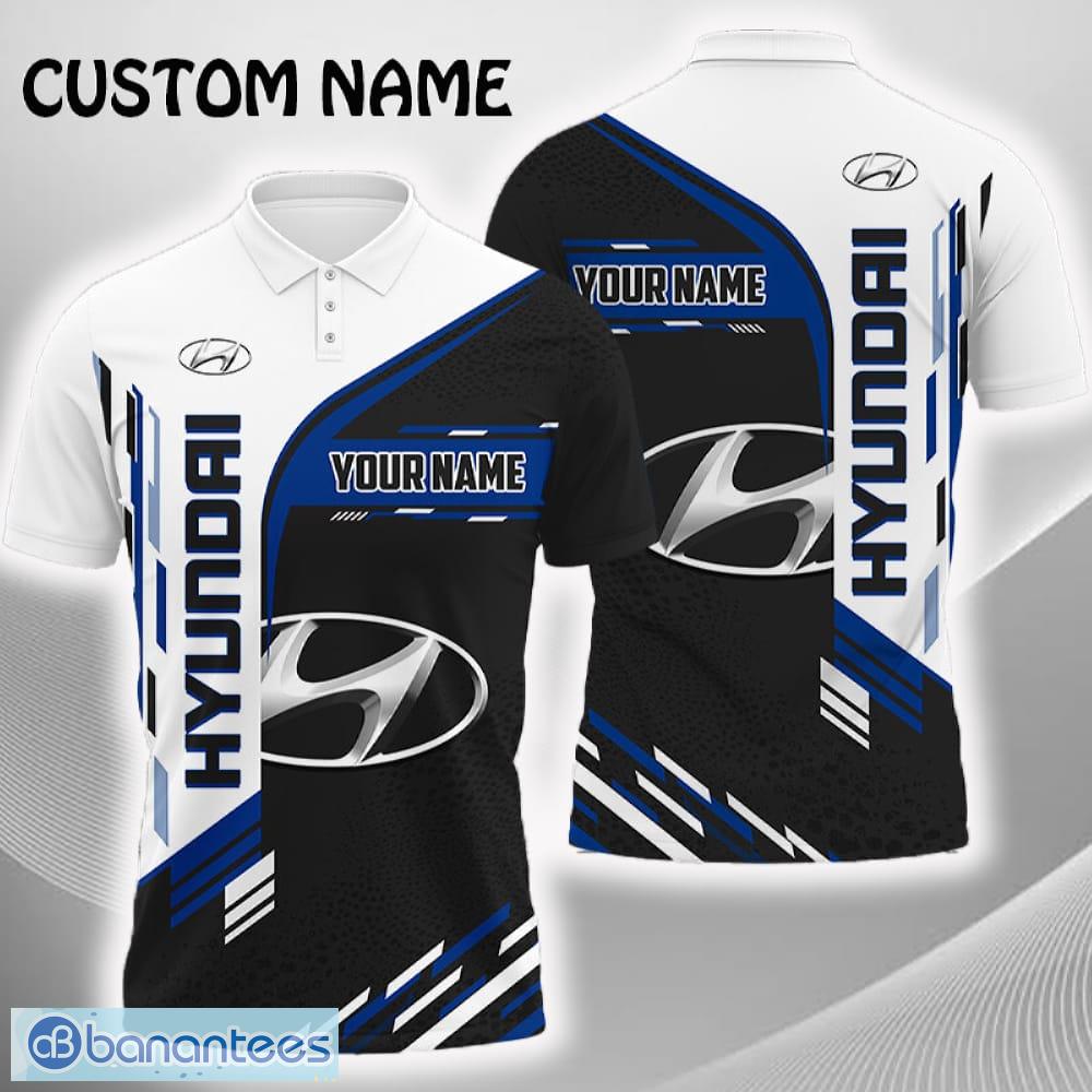 Hyundai Car New Trending 3D Polo Shirt For Mens Gift Fans Custom Name ...