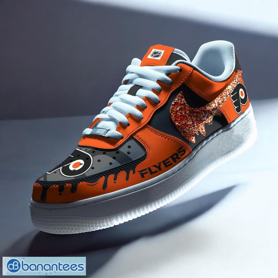 Philadelphia Flyers Air Force Shoes Walk with Pride in Your Team Colors ...