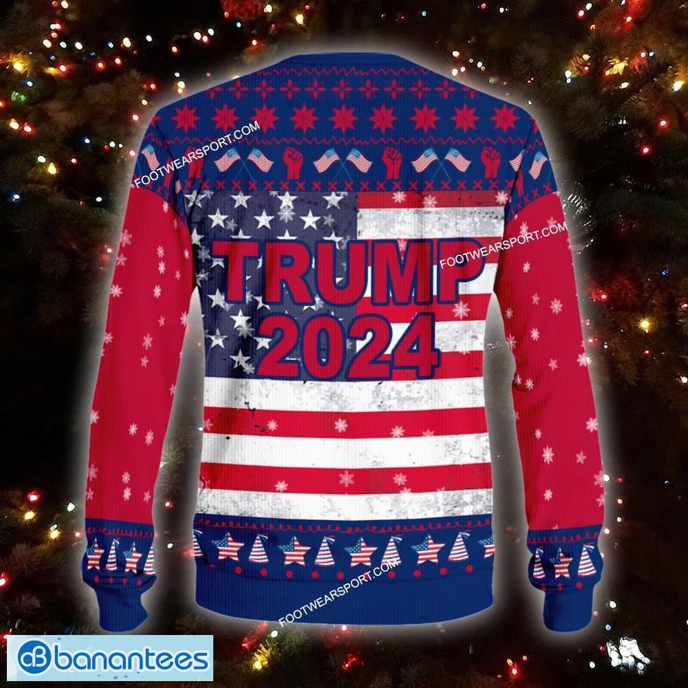 Trump Flies In A Superman Suit Fight Fight Fight Ugly Christmas Sweater ...