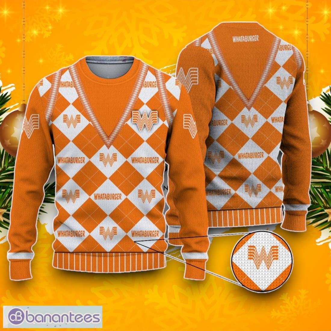 Whataburger Ugly Christmas Sweater, Best Gift Ideas 2024 For Fans ...