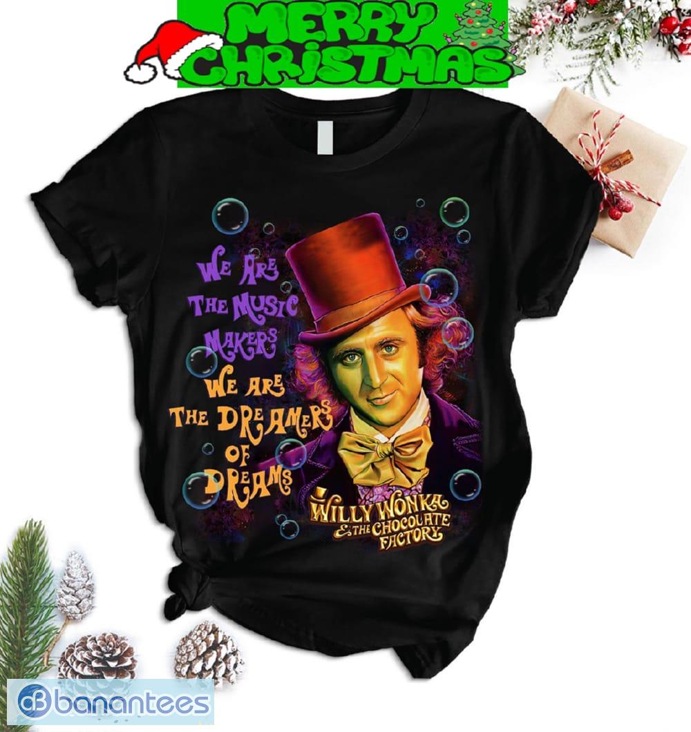 Willy Wonka And The Chocolate Factory Black Version Christmas Fleece ...