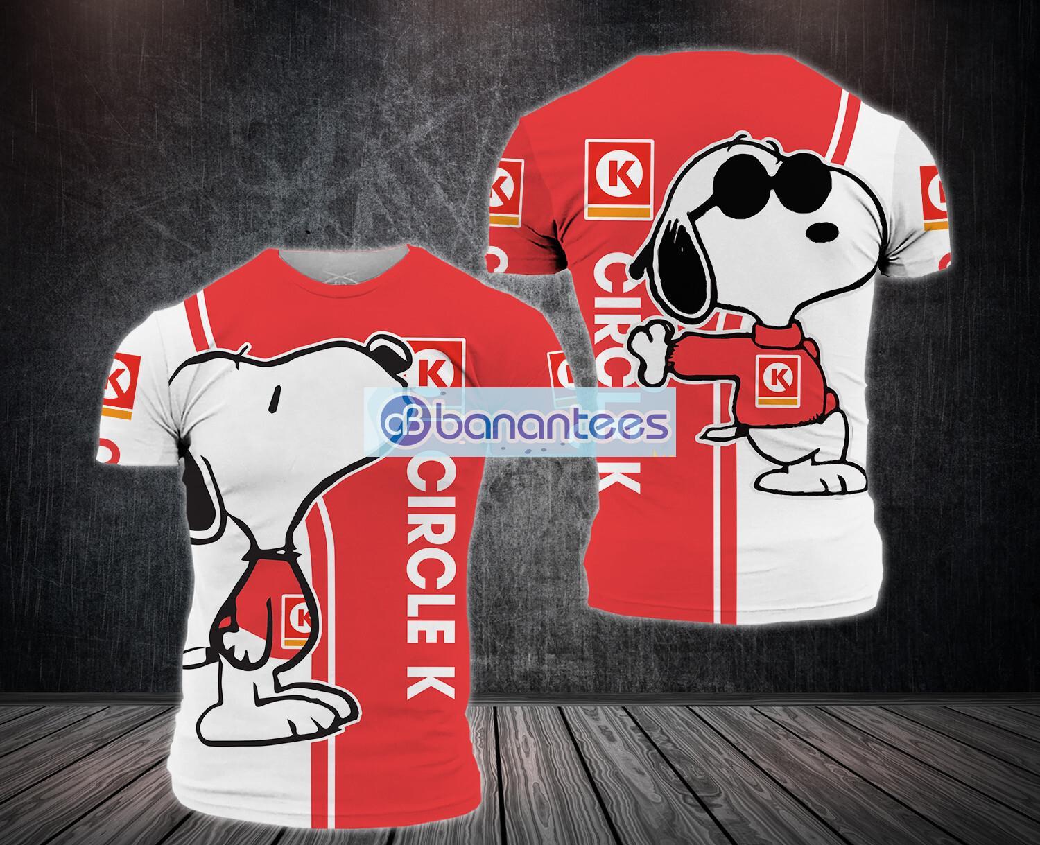 circle k Snoopy 3D T-Shirt - Banantees