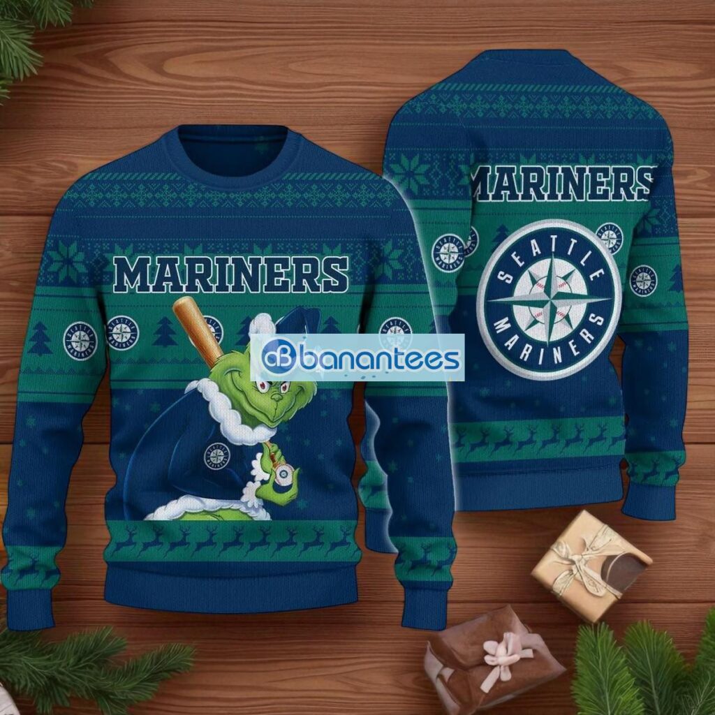 Seattle Mariners Grinch Stolen Ugly Christmas Sweater MLB Fans ...